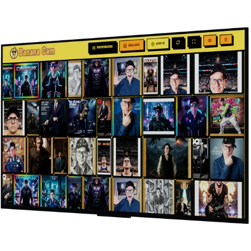 Banana Cam - AI Photo Booth Software | Instant AI Transformations